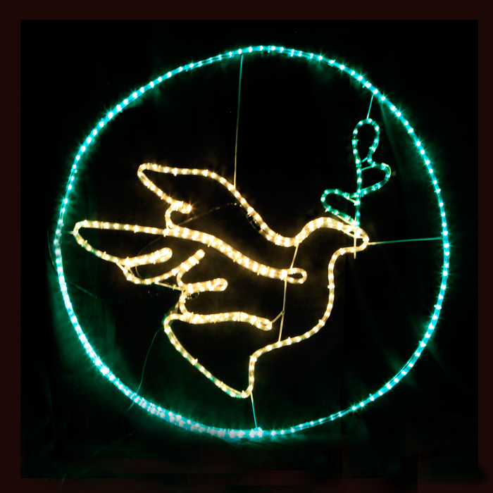 Dove in Circle - Festive Lights | Lights for all occasions