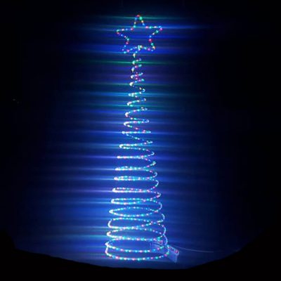 Spiral Rope light Tree- col | Festive Lights